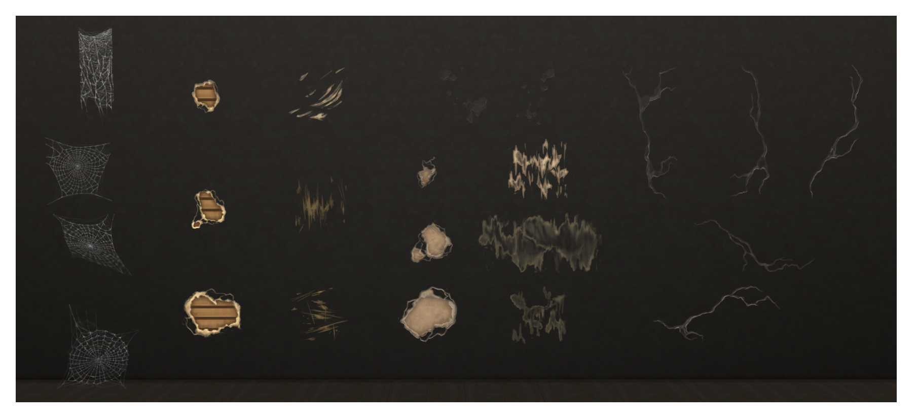 Mod The Sims - Vampires Wall Treatment Recats