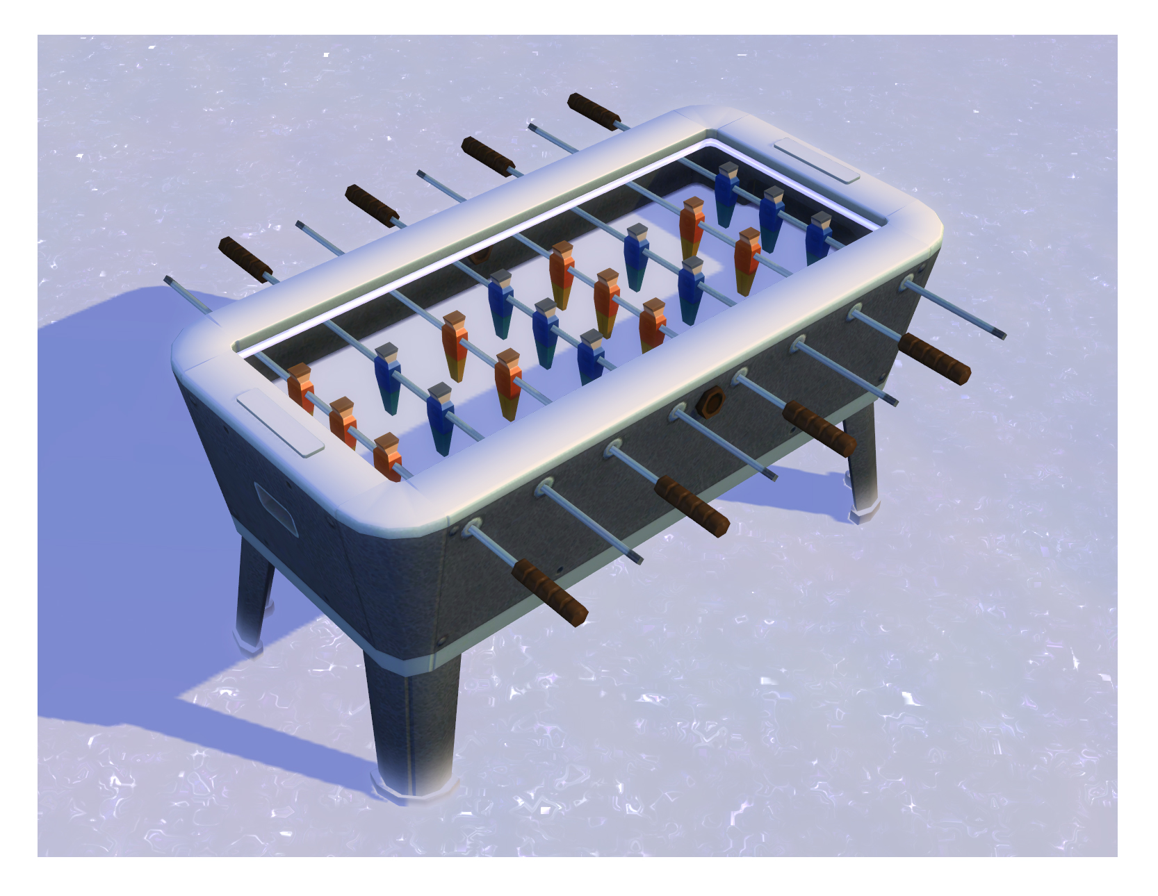 Mod The Sims - TS3>TS4 Flippity Flop Foosball Table by GoTeamGo