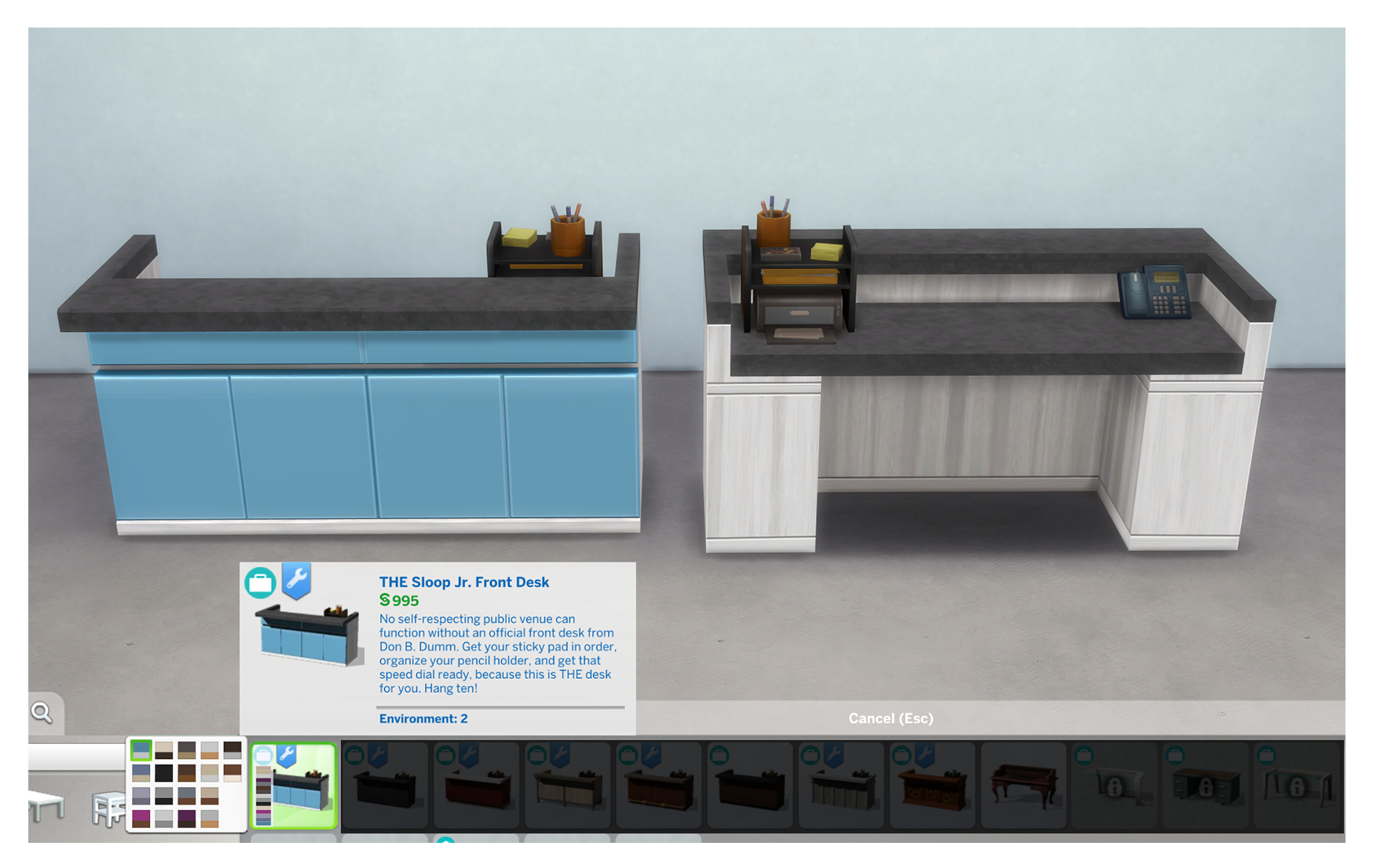 Mod The Sims - THE Front Desk Collection