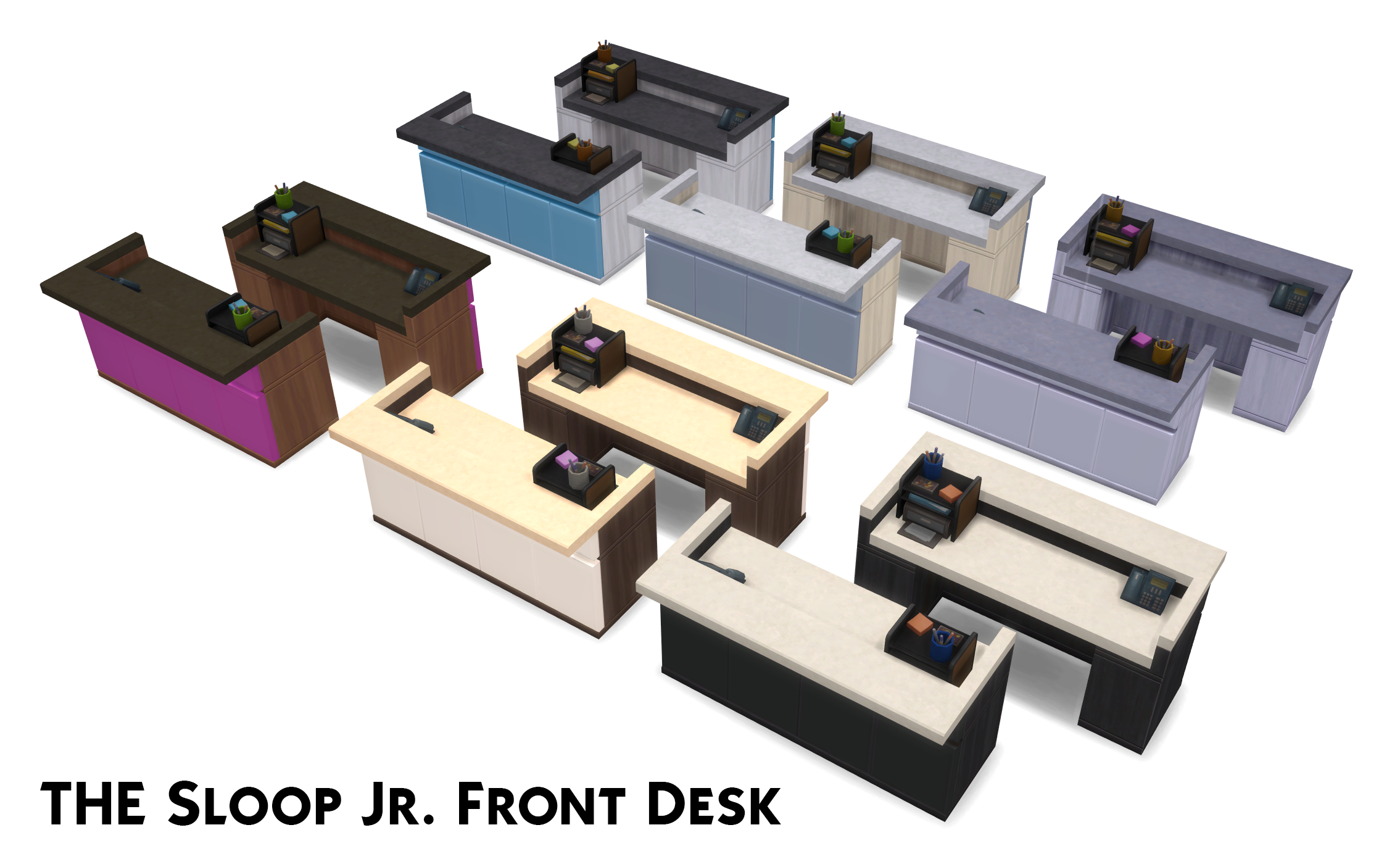 Mod The Sims - THE Front Desk Collection