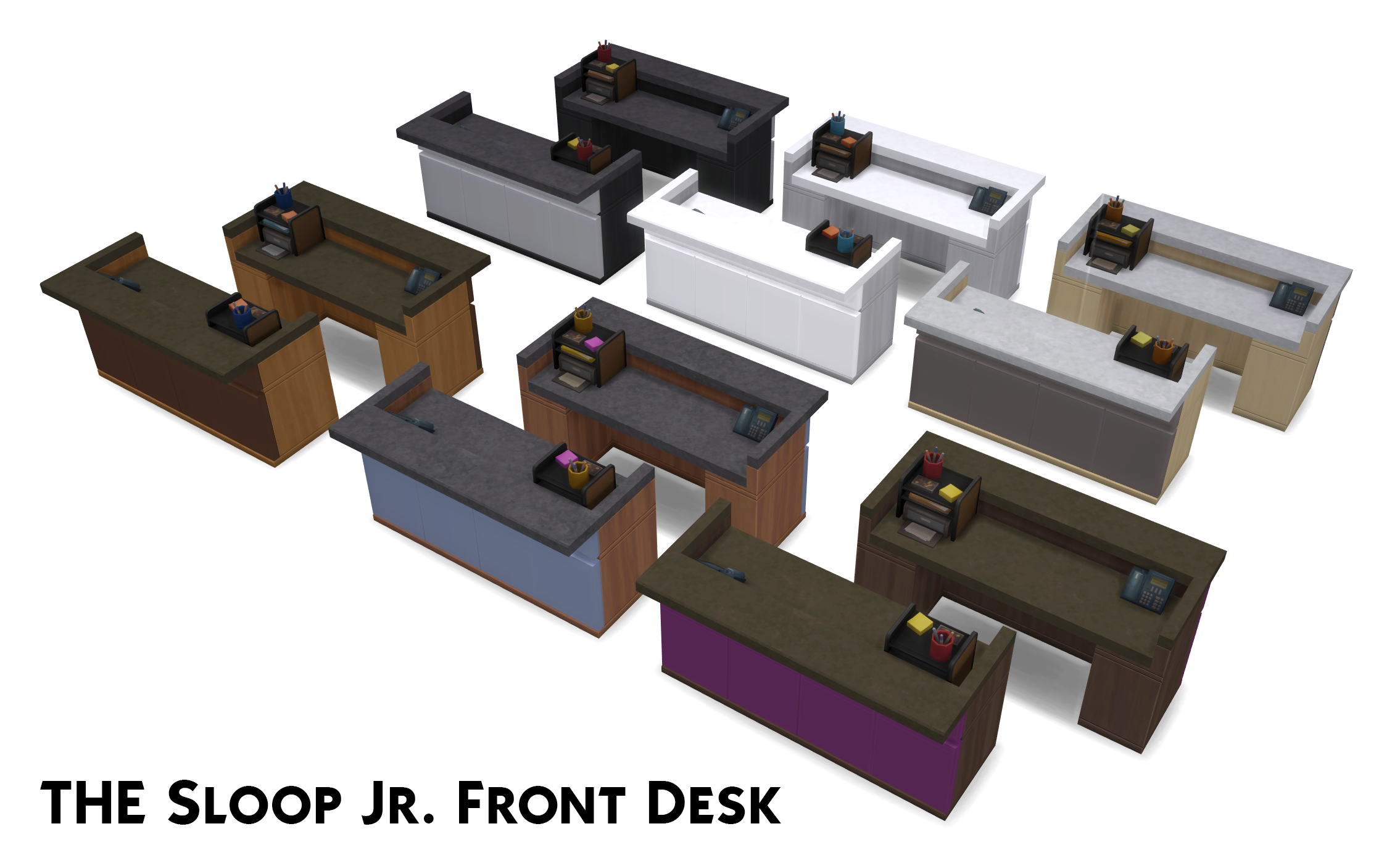 Mod The Sims - THE Front Desk Collection