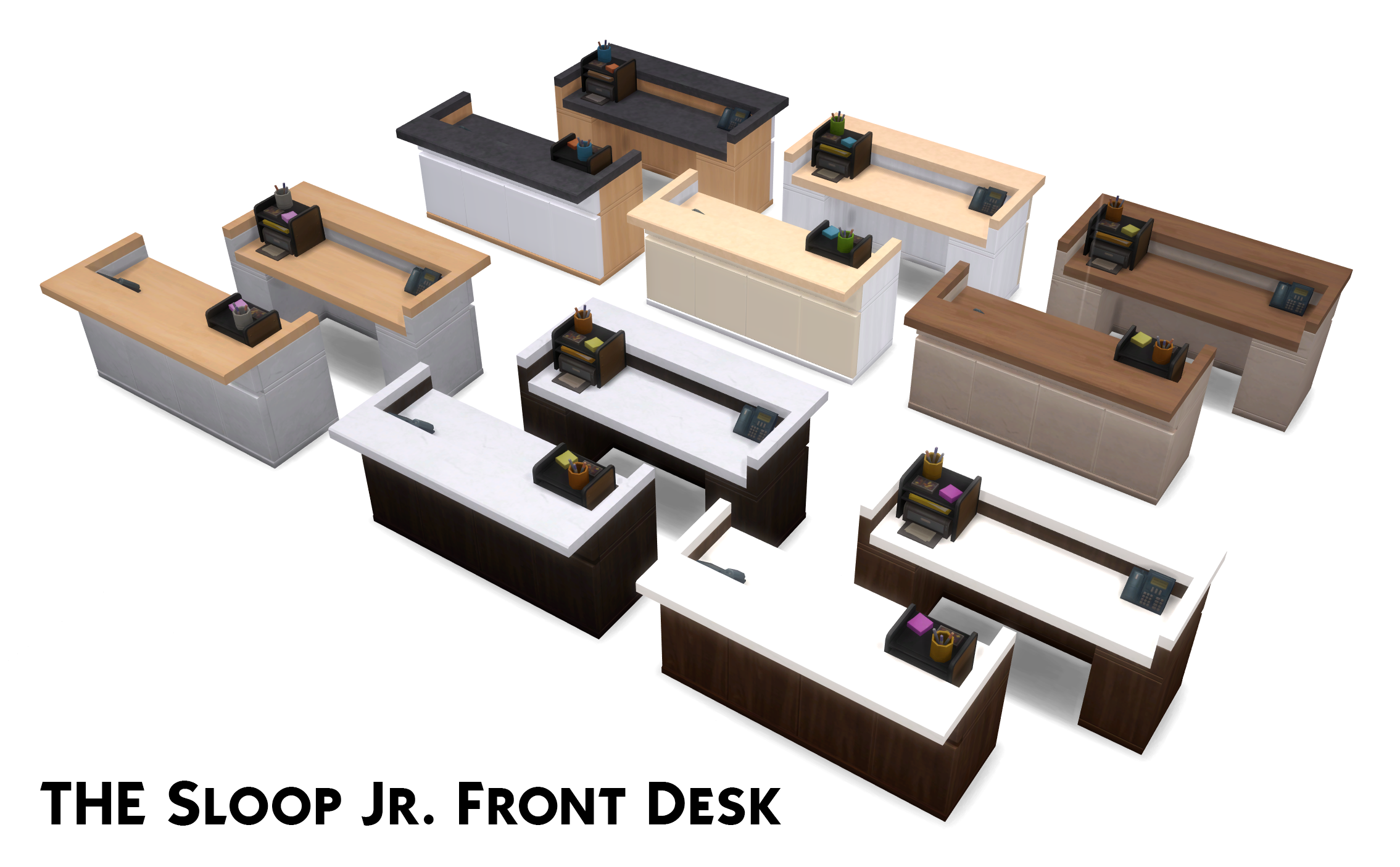 Mod The Sims - THE Front Desk Collection