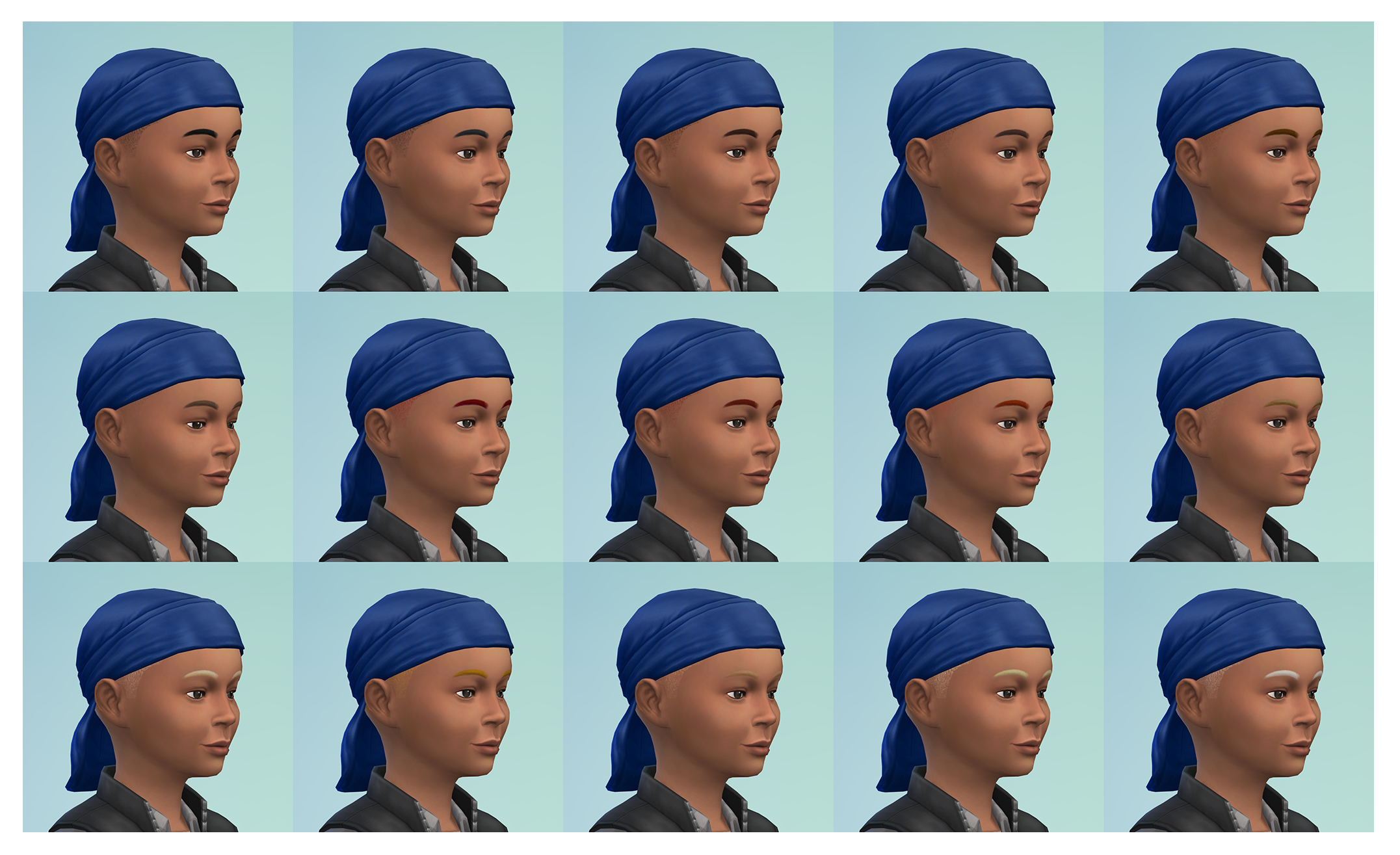Mod The Sims - SDX Durag Hair Colour Enabler