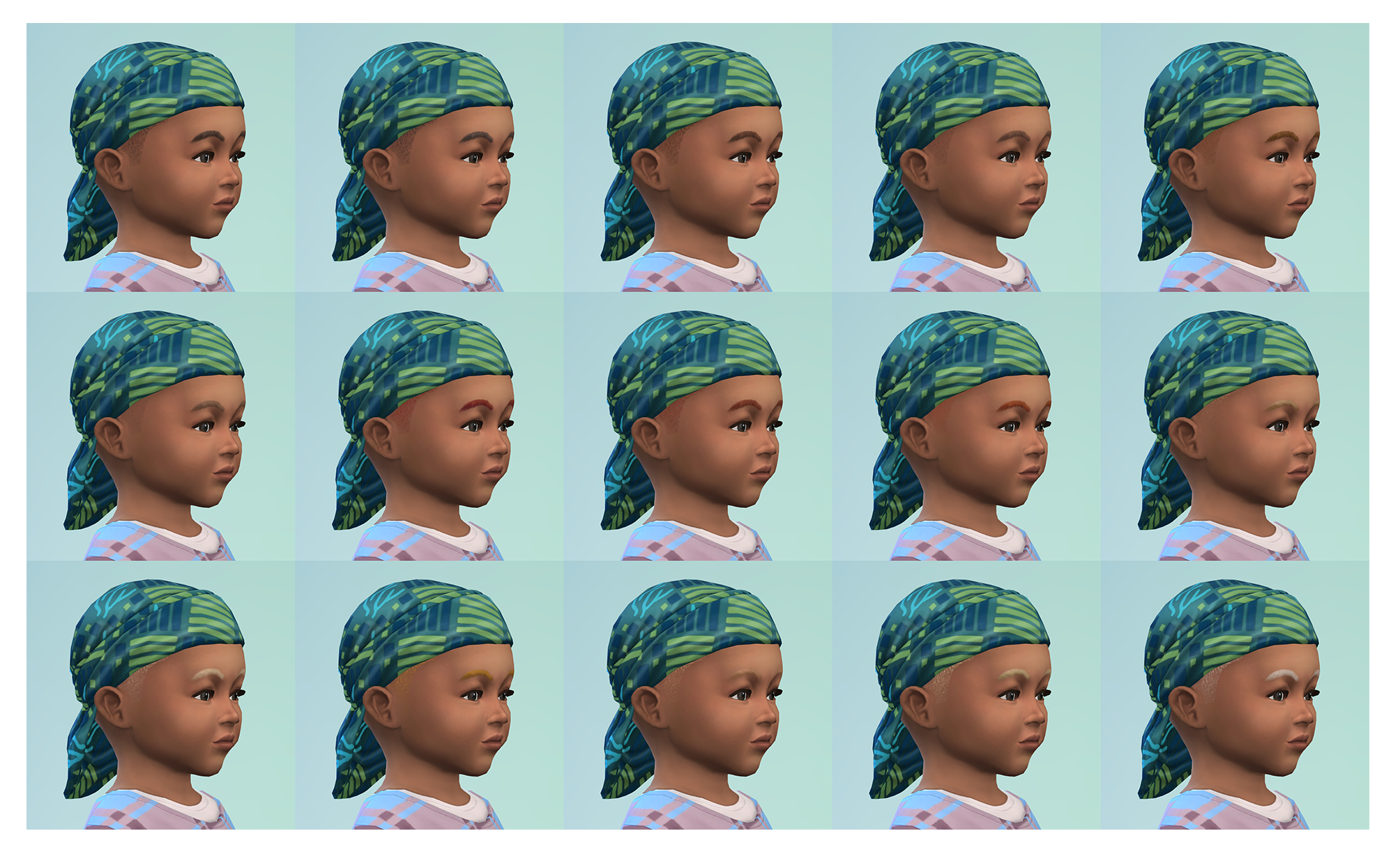 Mod The Sims - SDX Durag Hair Colour Enabler