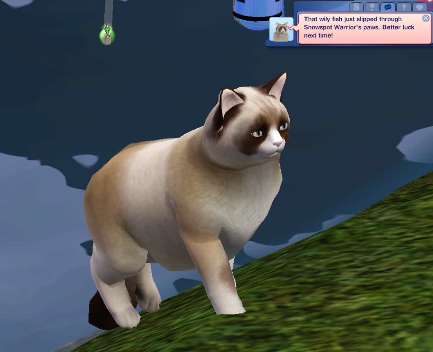 cat sims tattle