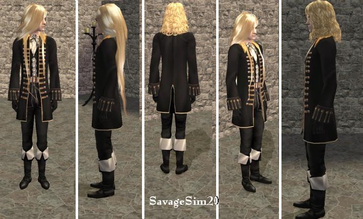 Mod The Sims - Castlevania:Alucard's Outfit from Symphony Of The Night ...