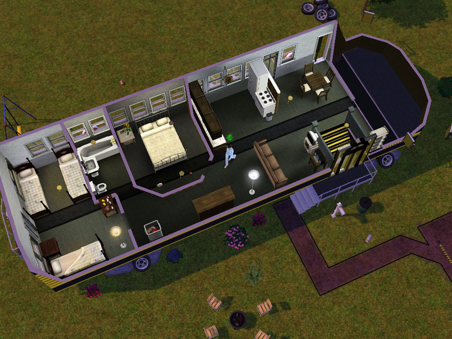 Mod The Sims - Life Inside a School Bus and NEW Tiny House School Bus ...