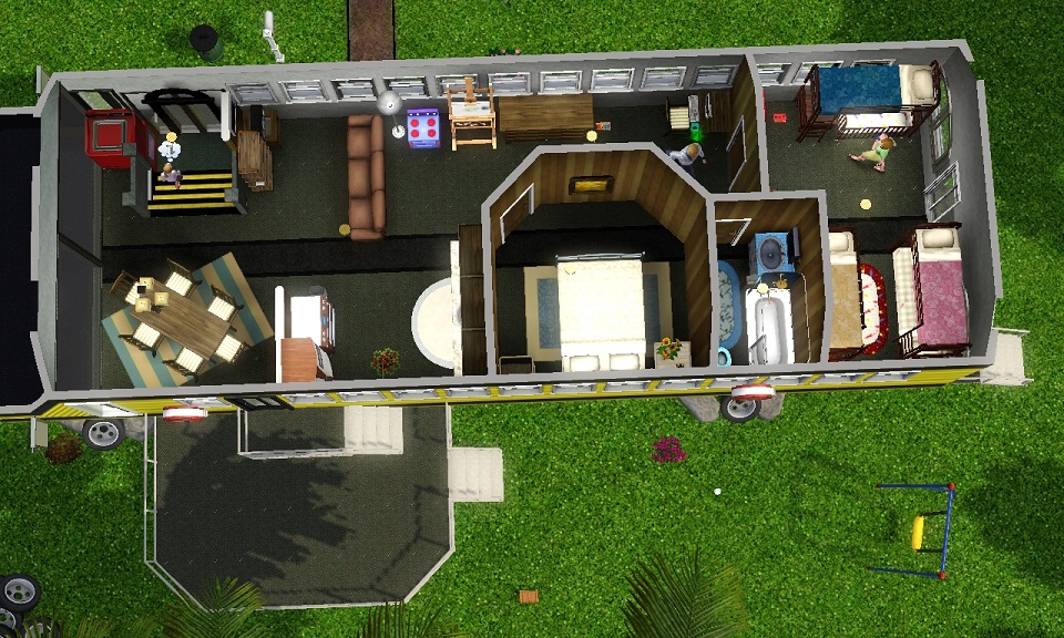 Mod The Sims - Life Inside a School Bus and NEW Tiny House School Bus ...