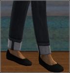 Mod The Sims - Cuffed Jeans for Teens