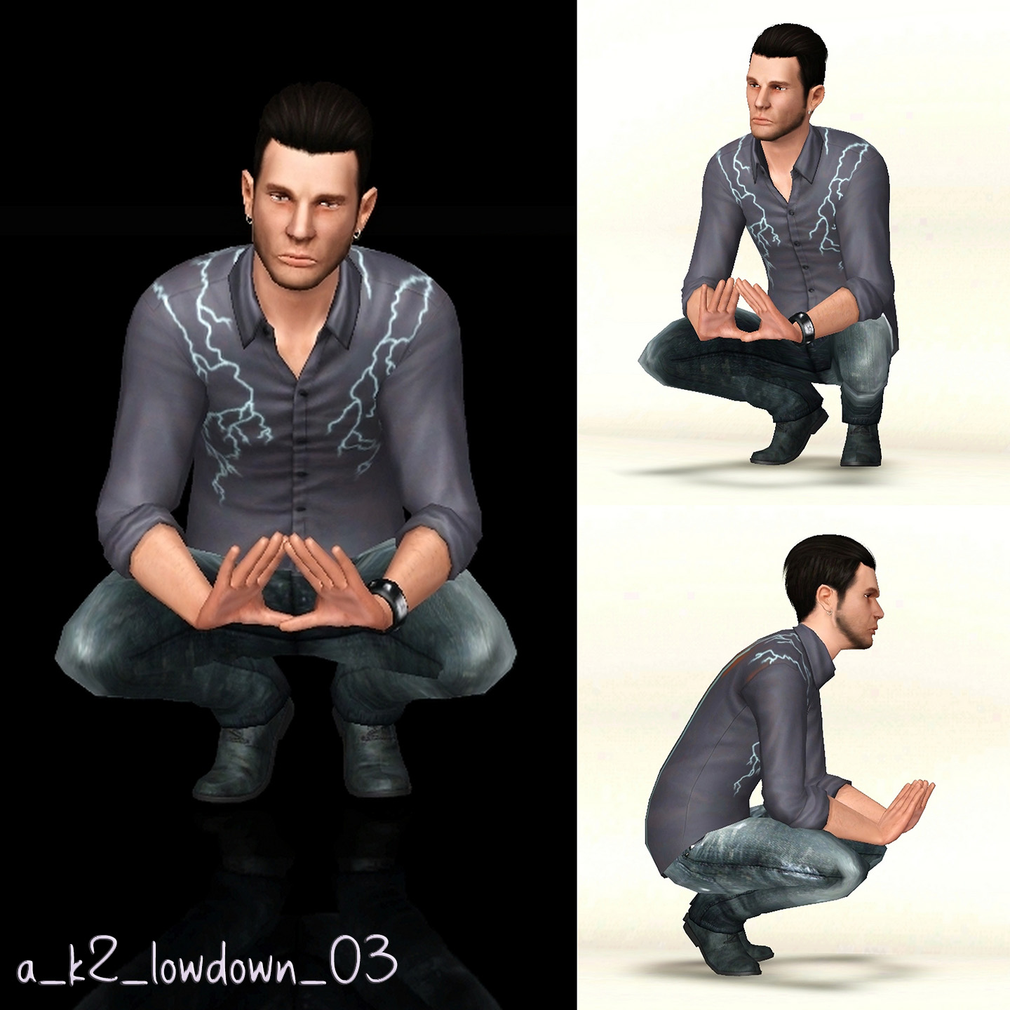 Mod The Sims - Low Down - Modeling Poses