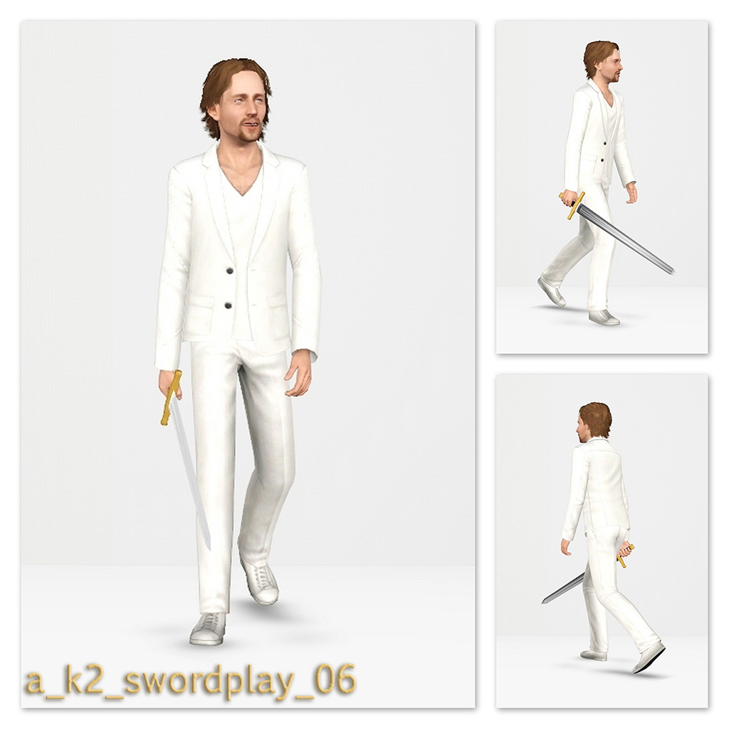Mod The Sims - SwordPlay - Poses for playing with swords