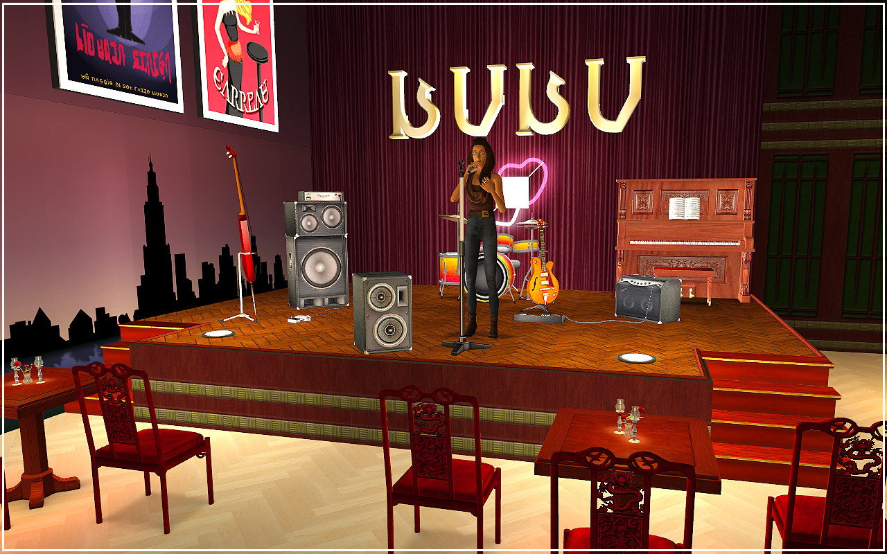 Mod The Sims - LuLu Lounge - Maxis Remodel