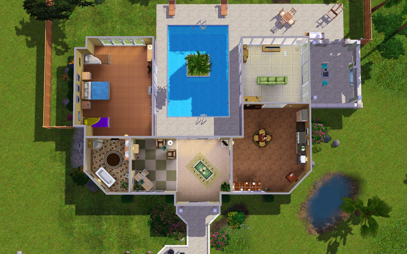 Mod The Sims - 2 Sim Lane (From The Sims 1)
