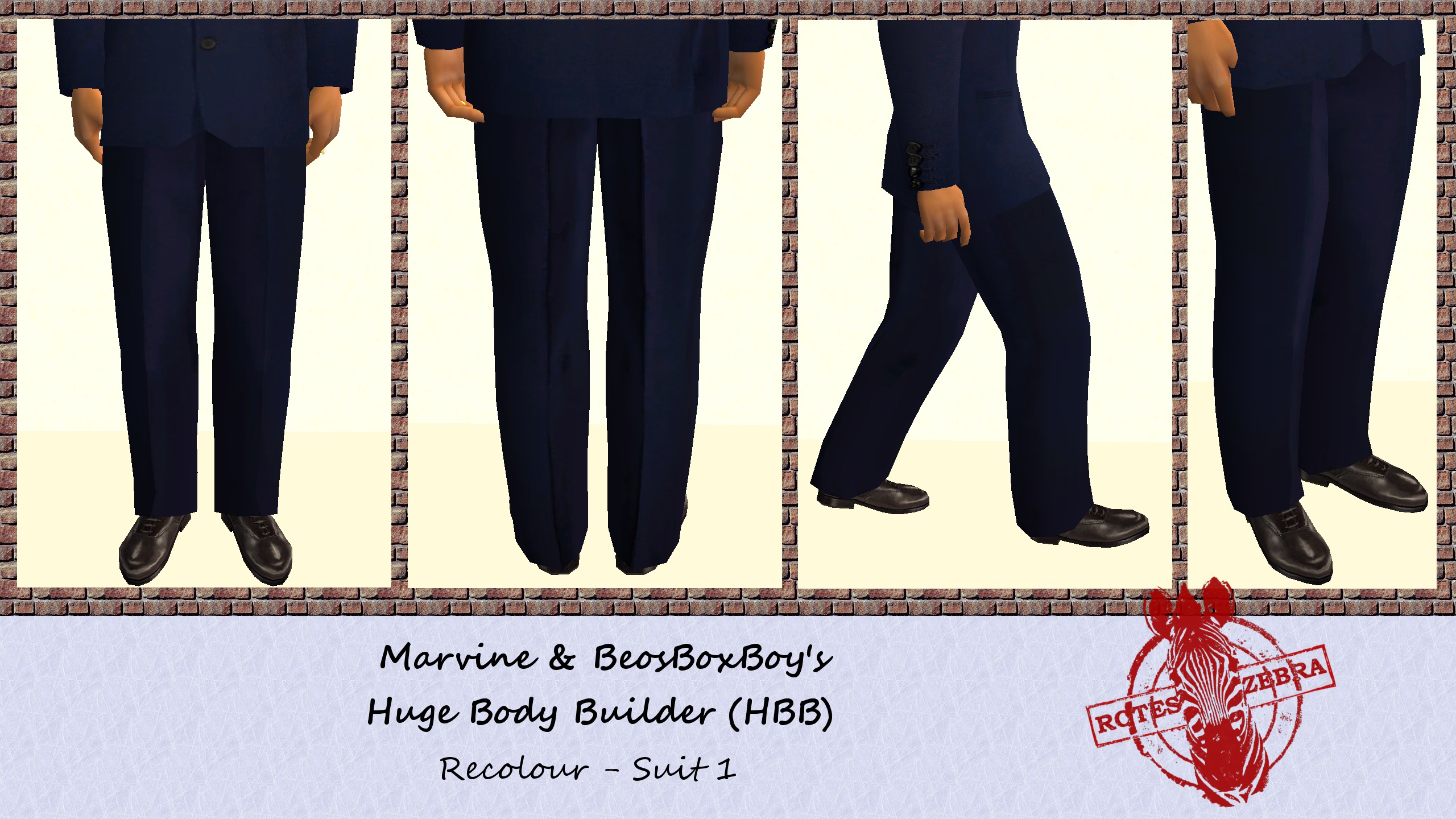 Mod The Sims - Huge Body Builder (HBB) - 4 new Suits
