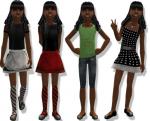 Mod The Sims - Stylin' Little Girls -- New Uploads (mod dress)