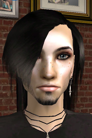 Mod The Sims - Trendy, growing "mullet" in Natural colours YA to Elder,