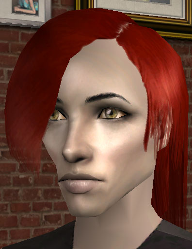 Mod The Sims - Trendy, growing "mullet" in Natural colours YA to Elder,