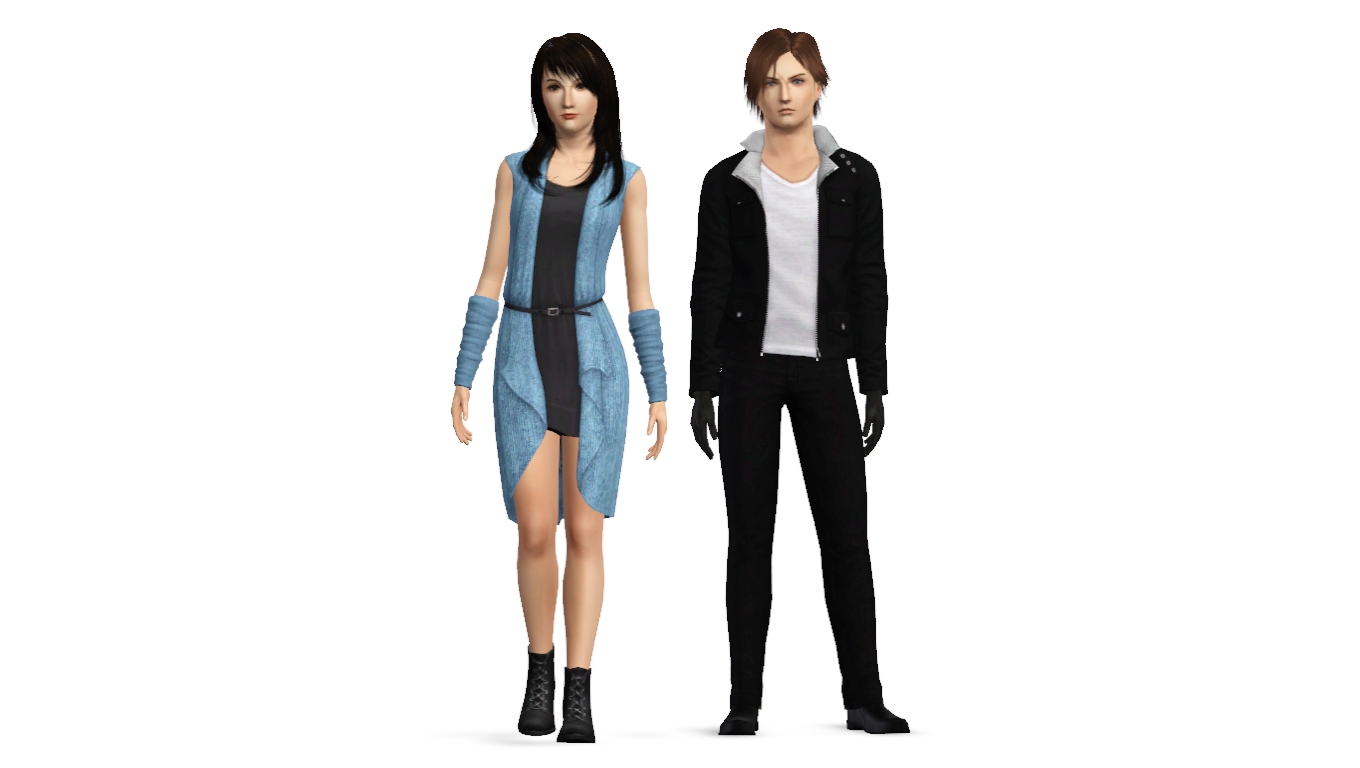 Mod The Sims - Final Fantasy VIII: Squall Leonhart and Rinoa Heartilly