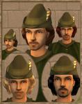Mod The Sims - Robin Hoot Hat and Hairstyle