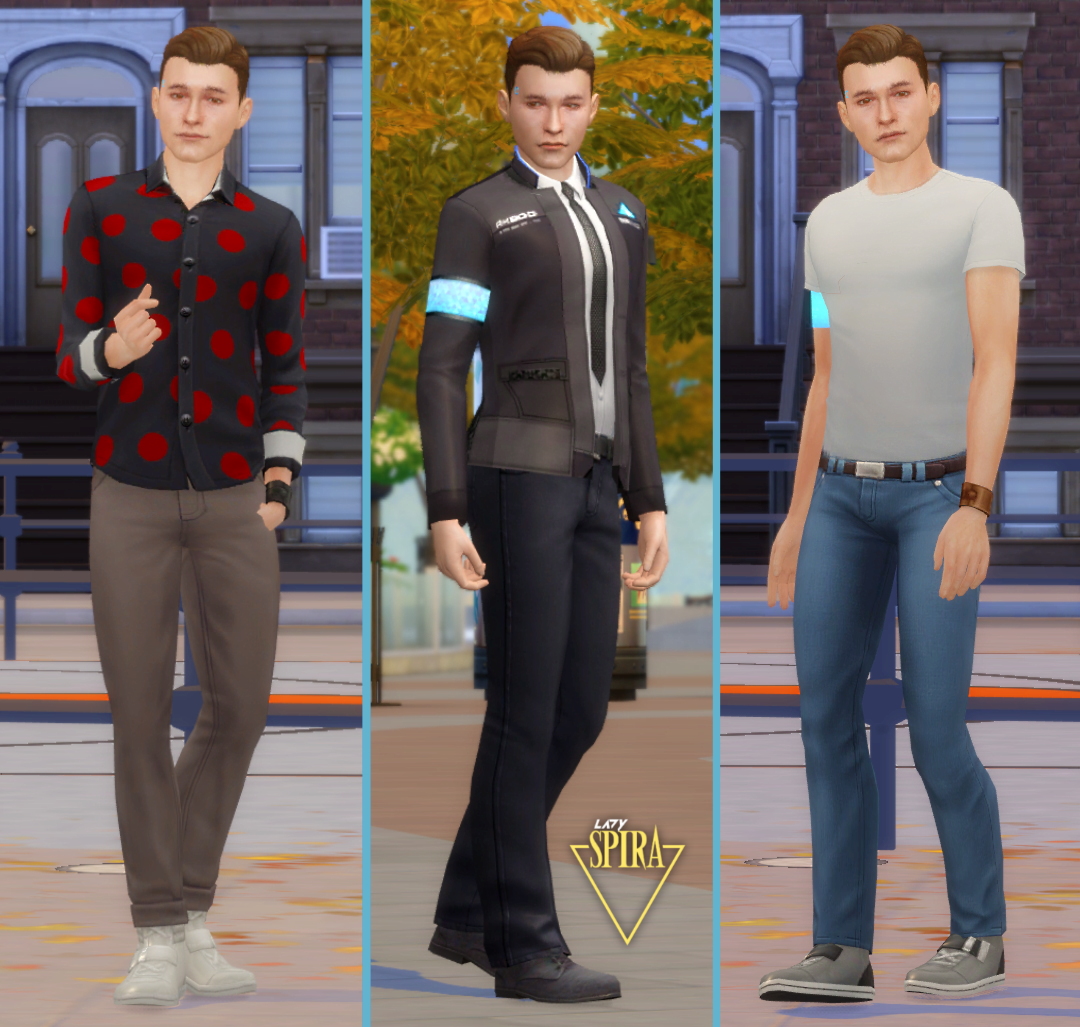Mod The Sims - RK800 Connor (Sim) by LadySpira