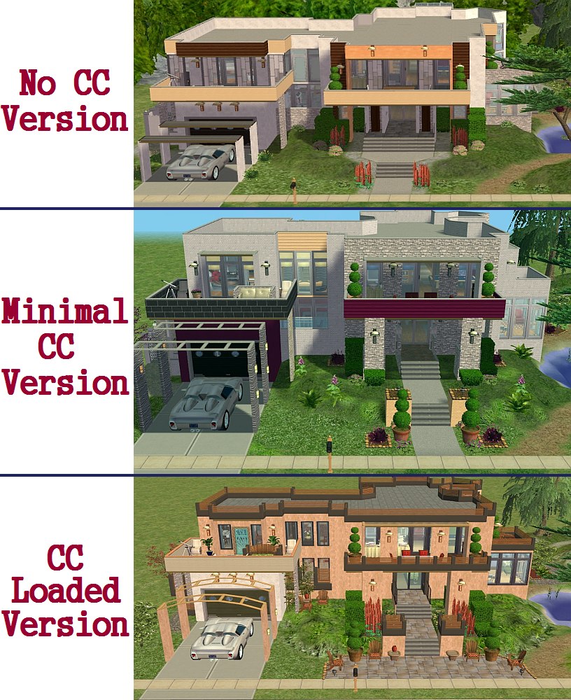Mod The Sims - The House Holy Simoly Built (3 Versions)