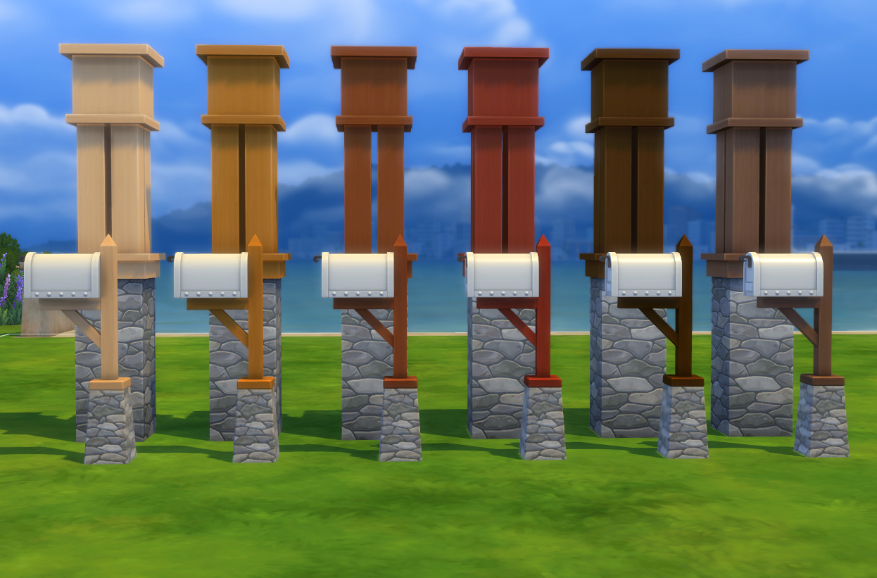 Mod The Sims - Growing Together Mailbox - Seasons Mailbox Recolours ...