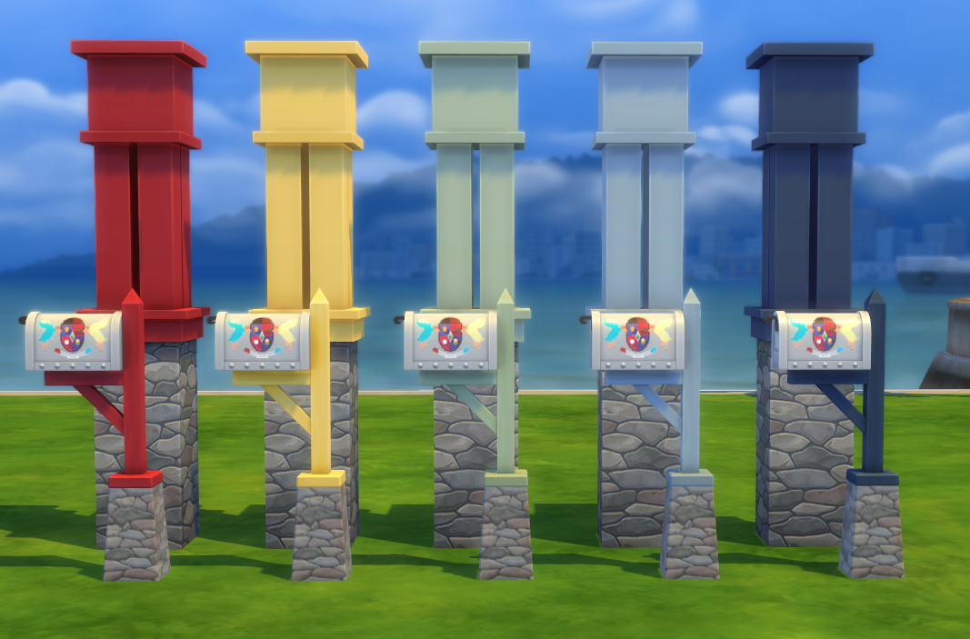 Mod The Sims - Growing Together Mailbox - Seasons Mailbox Recolours ...
