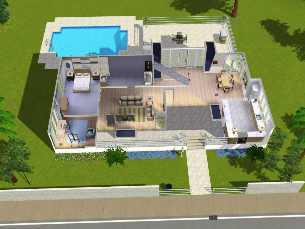Mod The Sims - A Study in Modern Architecture