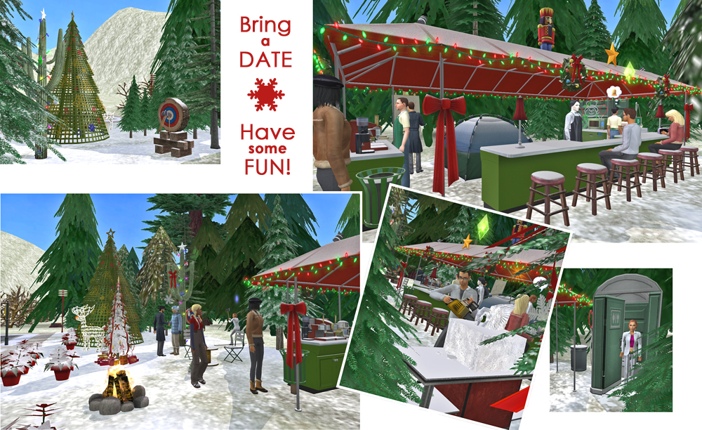 Mod The Sims - Winter Wonderland Christmas Tree Farm
