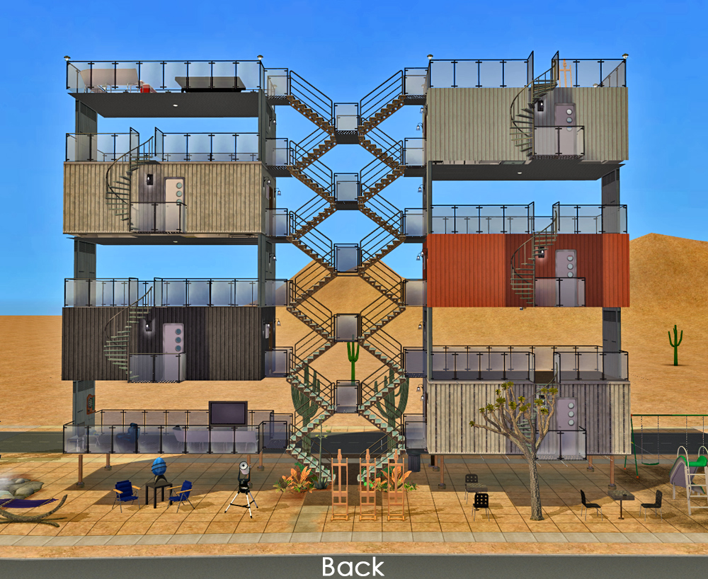 Mod The Sims - S C Apartments ~ Studio Apartments for 1 or 2 Sims