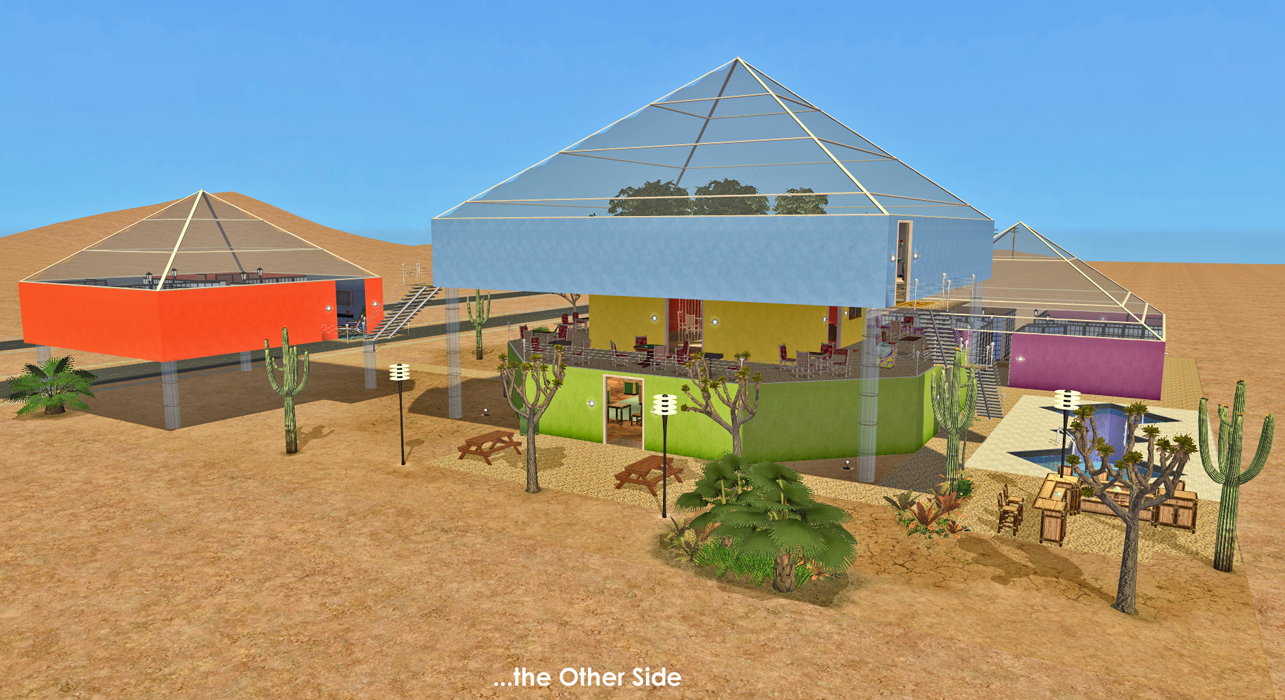 Mod The Sims - Pyramid Commune No.9: Live - Work - Play - Never Want to ...