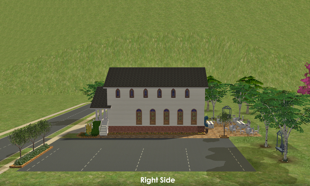 Mod The Sims - Diamond Street Country Church ~ a small community church ...