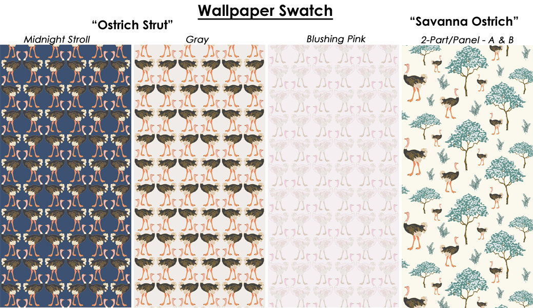 Mod The Sims - Ostrich Wallpapers ~ in 4 Variations