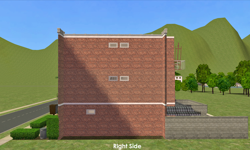 Mod The Sims - Dutch RowHouse Apartments - Red Version: CC Free, 3B/2 ...