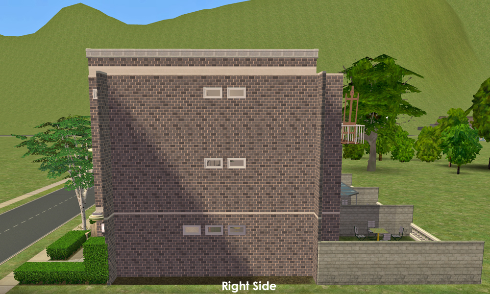 Mod The Sims - Dutch RowHouse Apartments - Gray Version: CC Free, 3B/2 ...