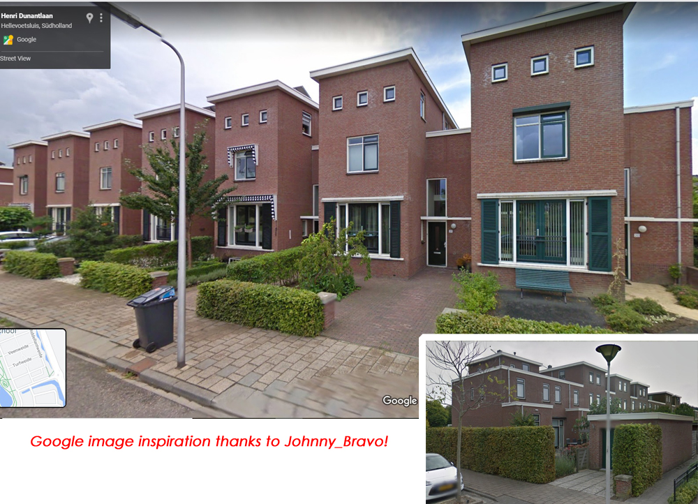 Mod The Sims - Dutch RowHouse Apartments - Gray Version: CC Free, 3B/2 ...