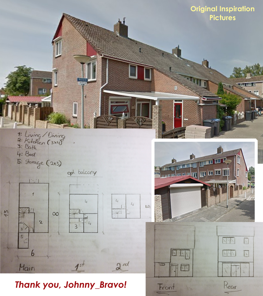 Mod The Sims - Bravo House ~ Dutch RowHouses (Single Family Homes)