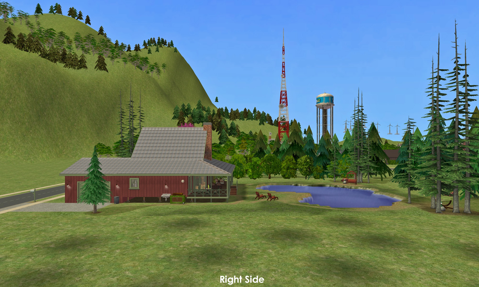 Mod The Sims - Bespoke Lakehouse ~ 2B/2B/Garage on your own private lake