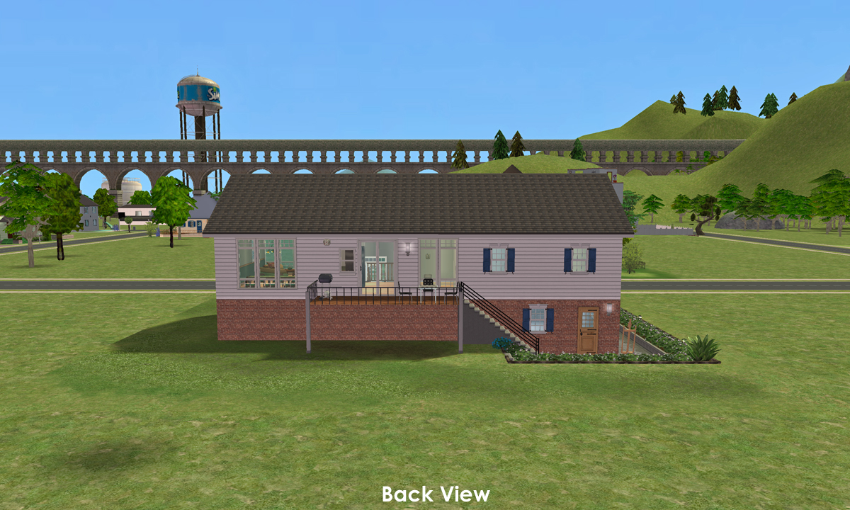 Mod The Sims - The House Next Door ~ Grid-Adjusted Split-Level