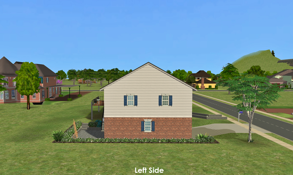 Mod The Sims - The House Next Door ~ Grid-Adjusted Split-Level