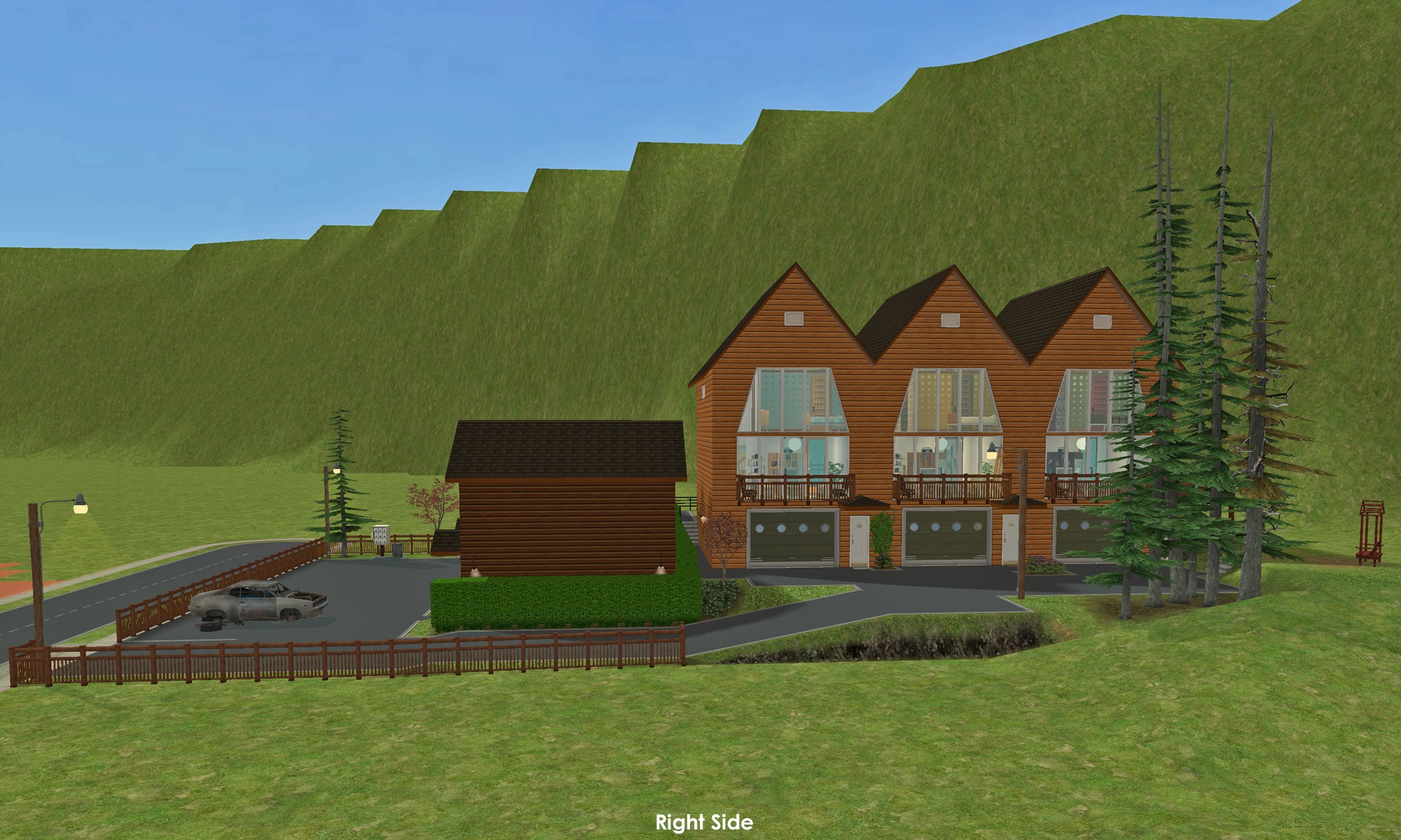 Mod The Sims - Memphis Condos: 7 Apt Units - with back doors, garages ...