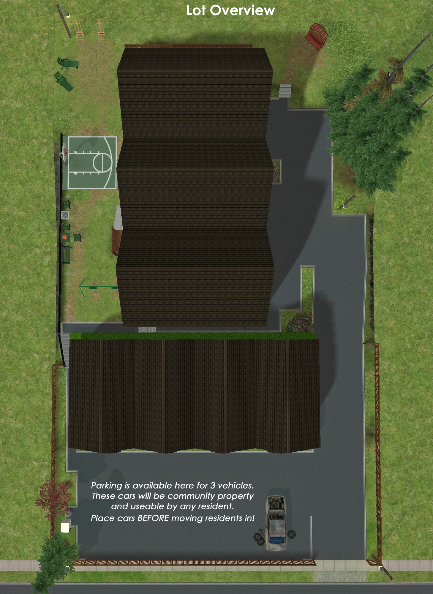 Mod The Sims - Memphis Condos: 7 Apt Units - with back doors, garages ...