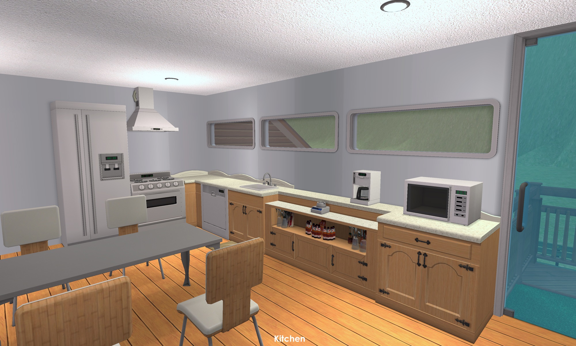 Mod The Sims - Memphis Condos: 7 Apt Units - with back doors, garages ...