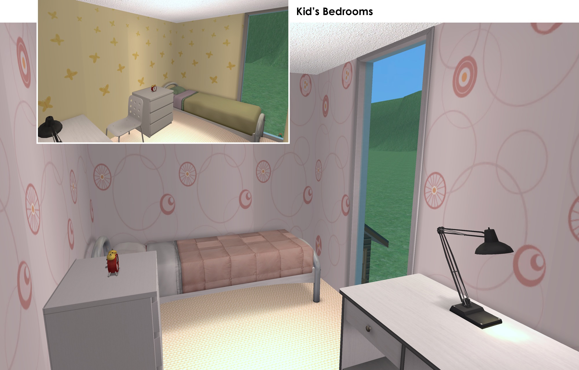 Mod The Sims - Memphis Condos: 7 Apt Units - with back doors, garages ...