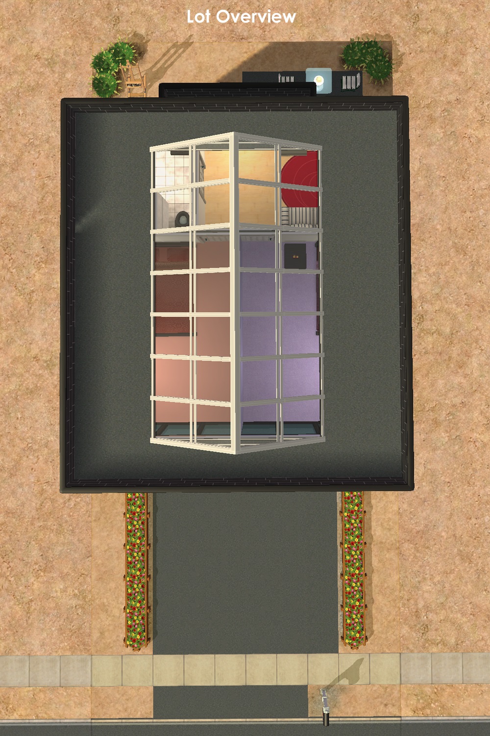 Mod The Sims - Mini Cubes - 2 Small Modern Cube Houses