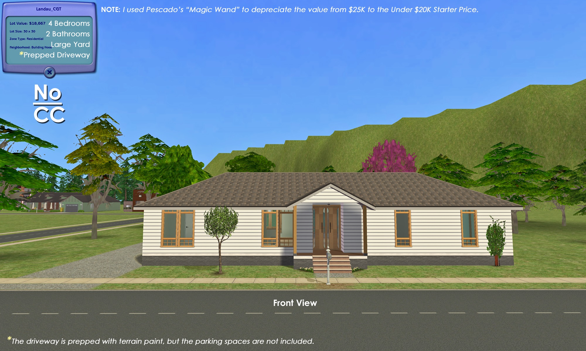 Mod The Sims - Landau a Classic Double-Wide Mobile Home ~ 4 Bedroom ...