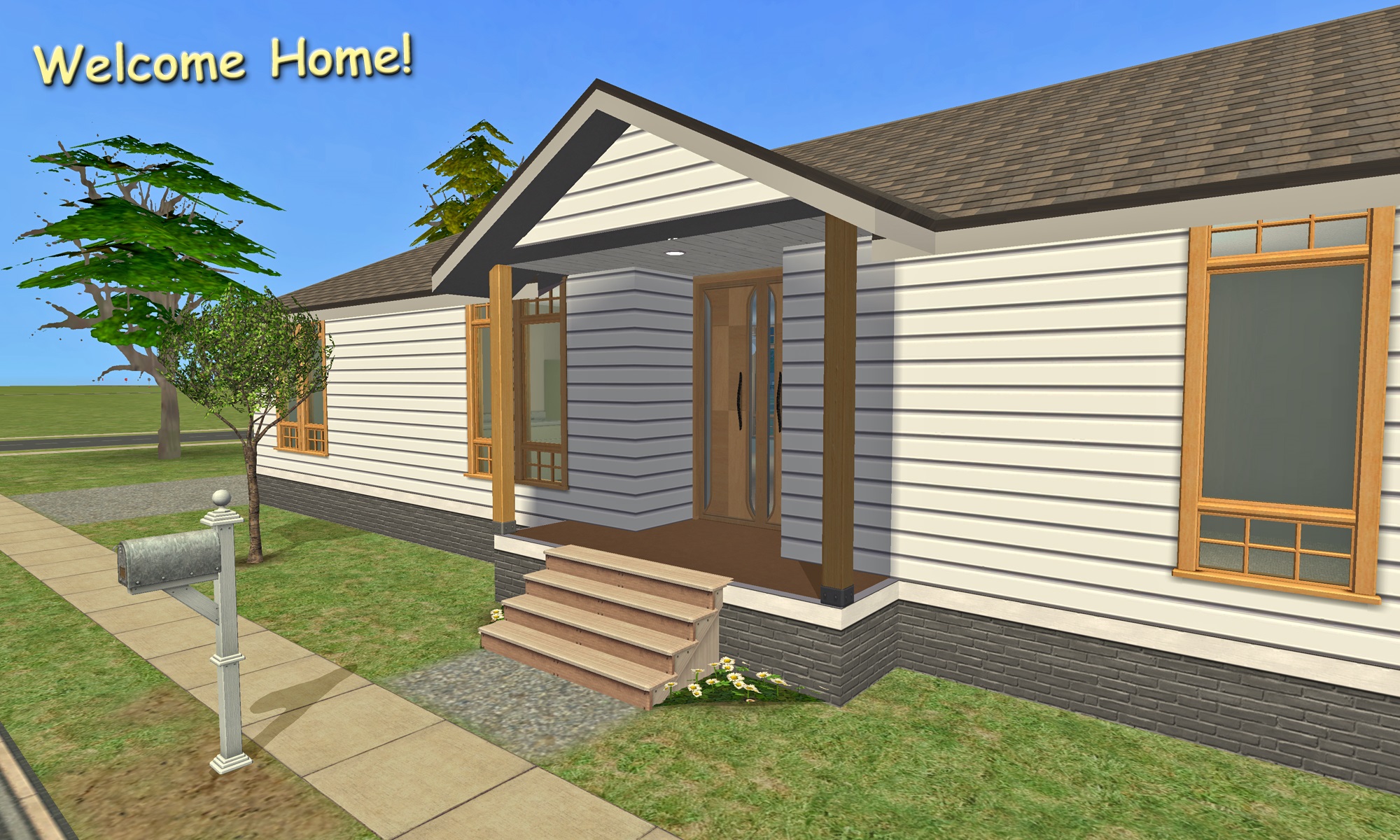 Mod The Sims - Landau a Classic Double-Wide Mobile Home ~ 4 Bedroom ...