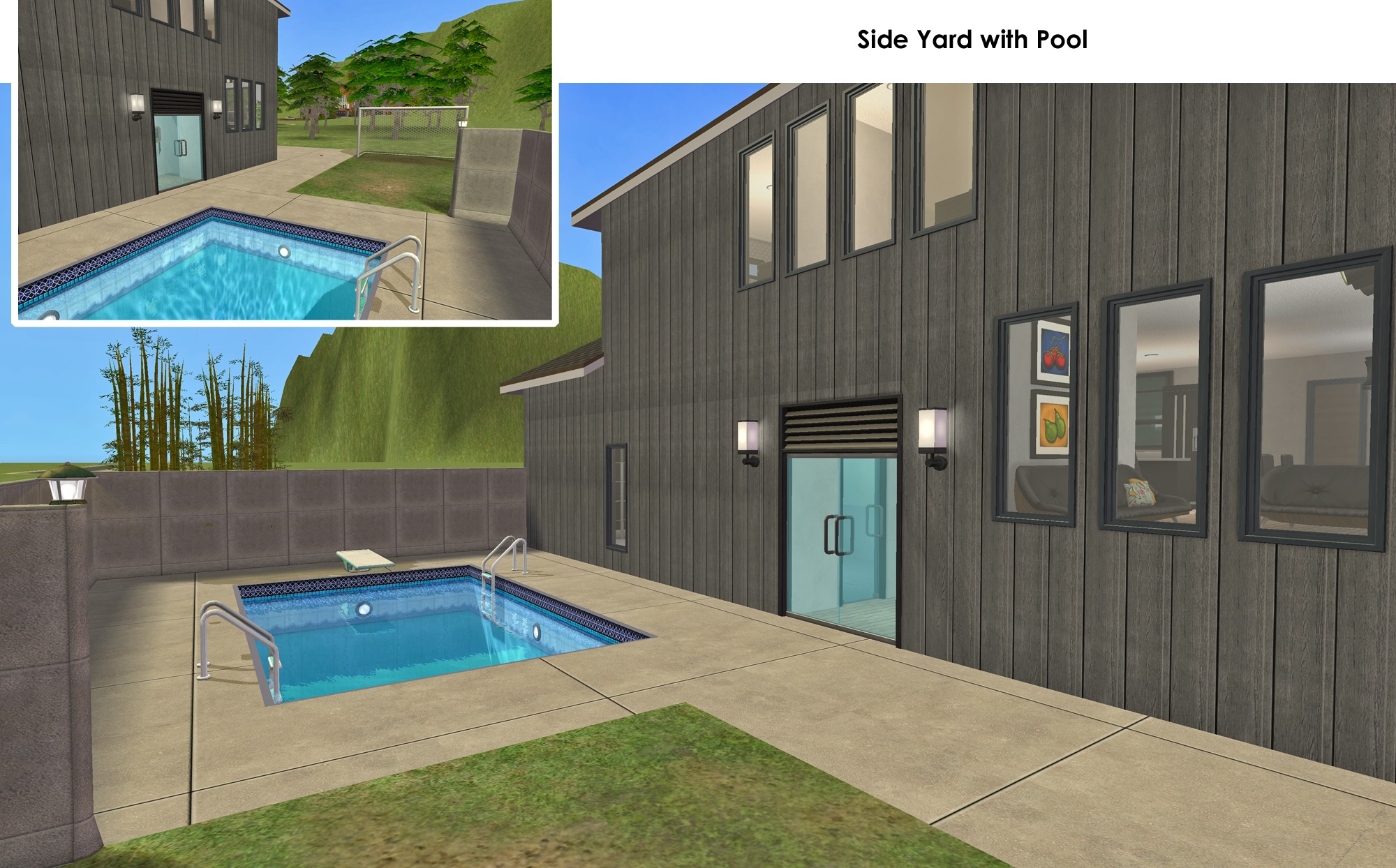 Mod The Sims - Stanton - a Contemporary Home with a Pool
