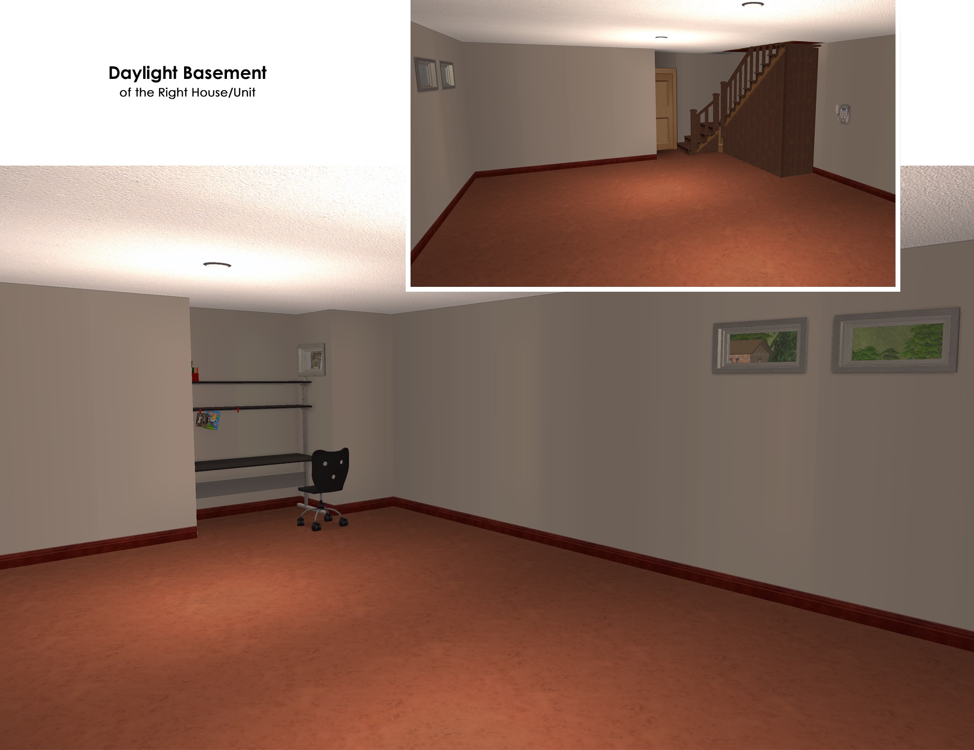 Mod The Sims - Belisle 2: 4-Bedroom Apartments with Private Back Yards