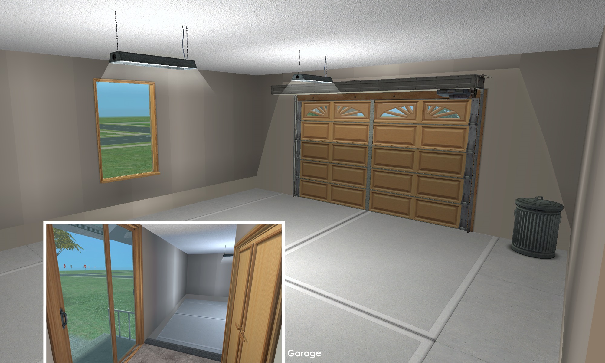 Mod The Sims - Alison: MidCentury Split-Level Design V34105 ~ 3B/2.5B ...